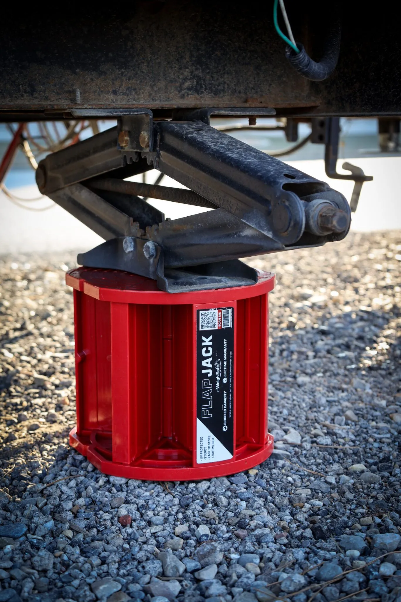 Flap Jack RV Stabilizing Block | Weigh Safe Trailer Jack Block